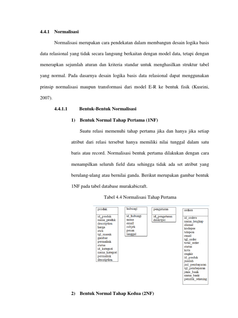 Normalisasi | PDF | Komputer