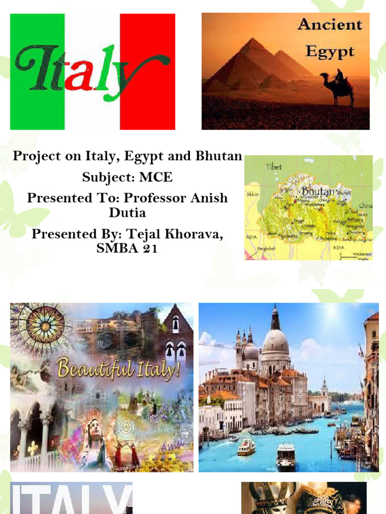 Project On Italy, Egypt and Bhutan - PDFX | PDF | Cement | Subsidy