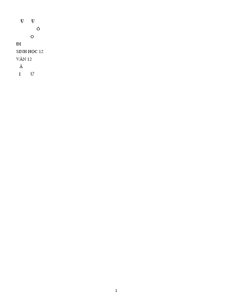 Tong Hop k12 | PDF
