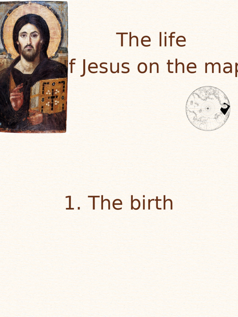 The Life of Jesus On The Map - Apresentação Final BRASAS | PDF | Jesus ...