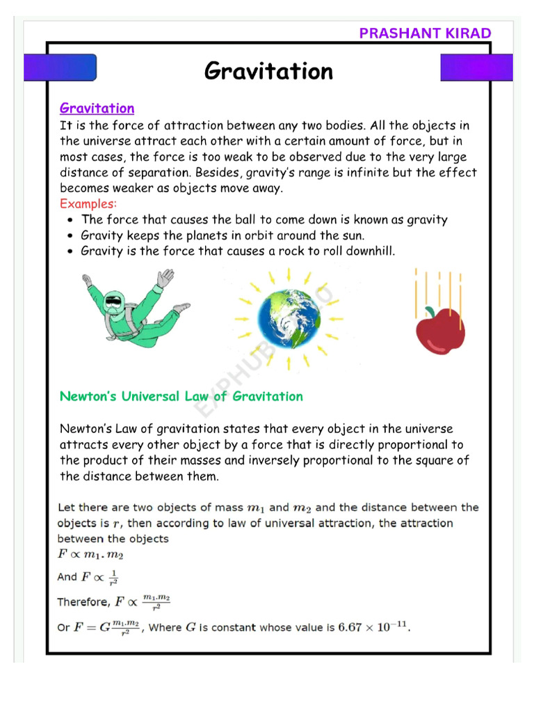 Gravity | PDF