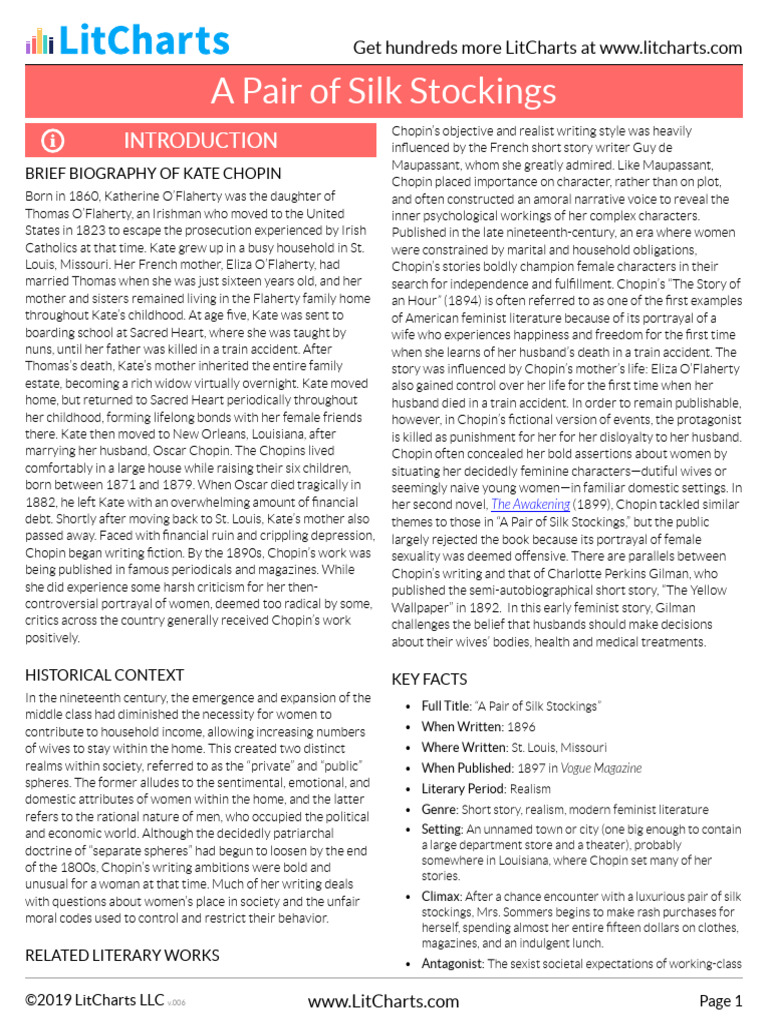 A Pair of Silk Stockings | PDF