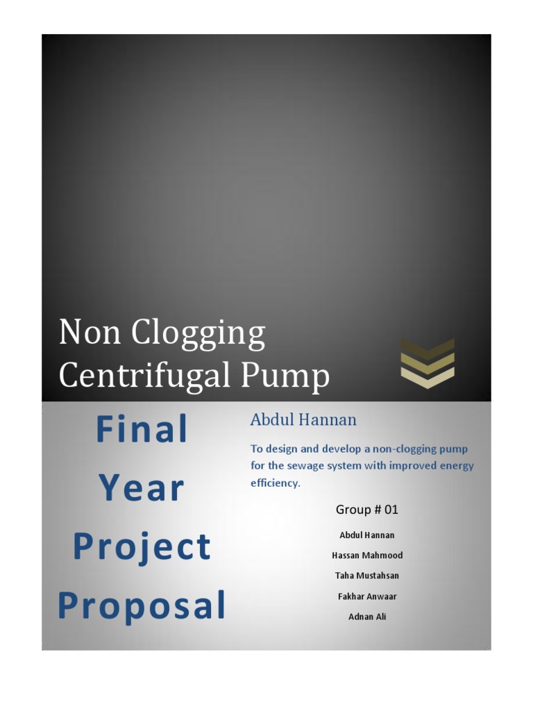Non-Clogging Pump Impeller Design Guide | PDF | Teaching Methods ...