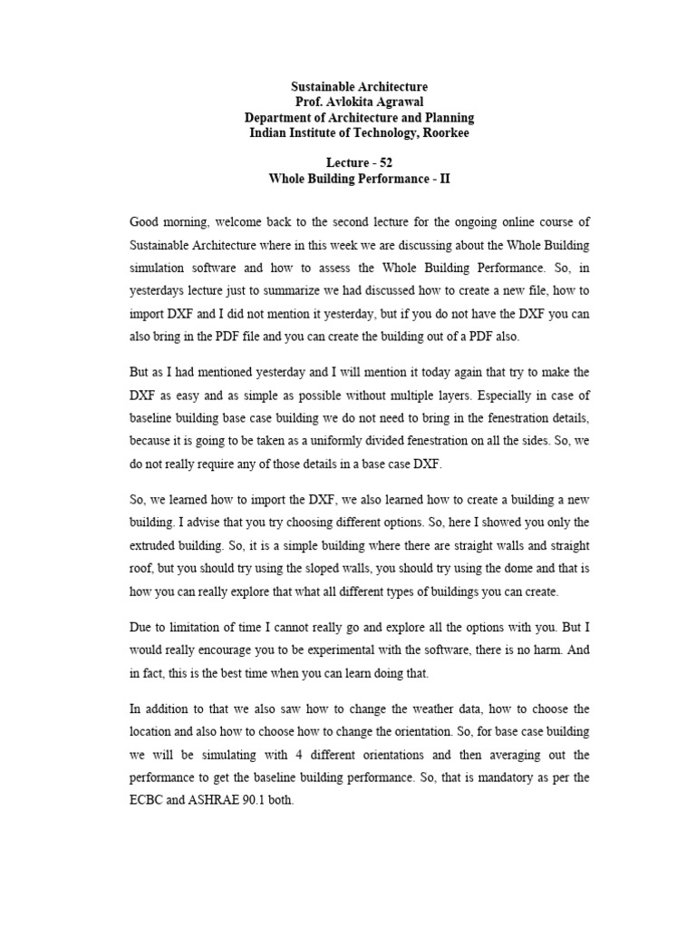 lec52 | PDF | Building Technology