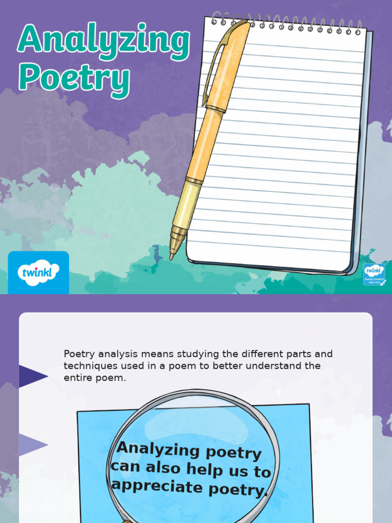 Poetry Analysis Techniques Explained | PDF | Poetry | Rhyme