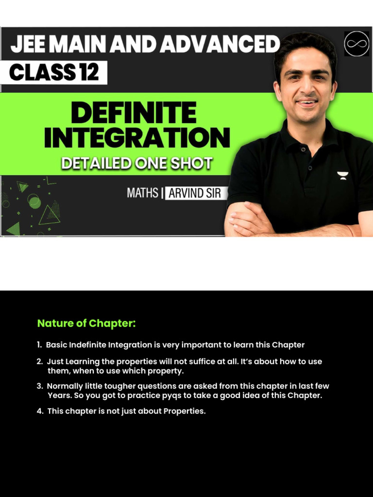 Definite Integration: Key Concepts & Practice | PDF | Integral | Calculus