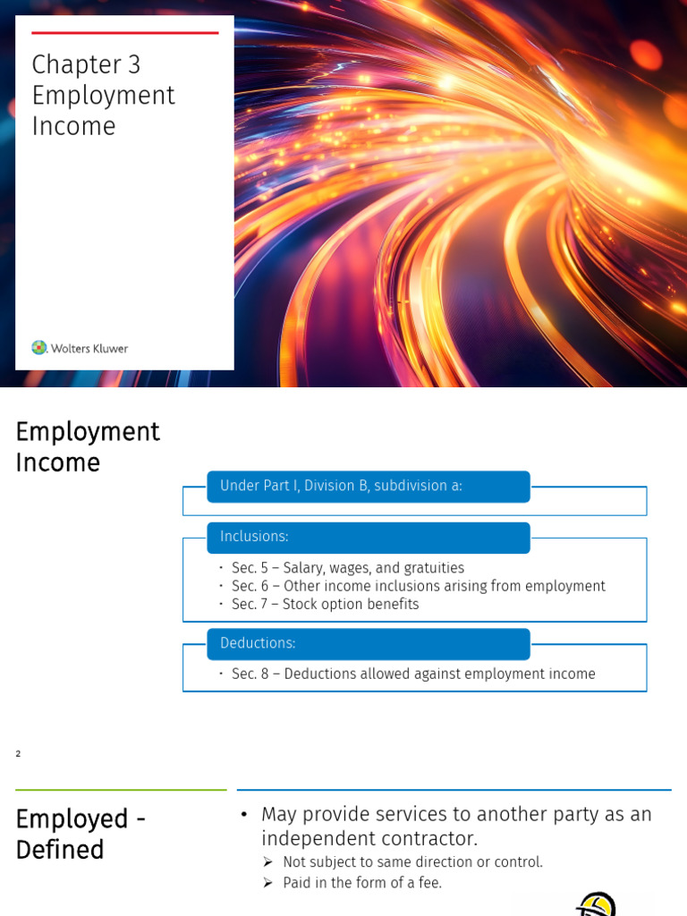 Chapter 3 Slides | PDF | Employment | Taxes