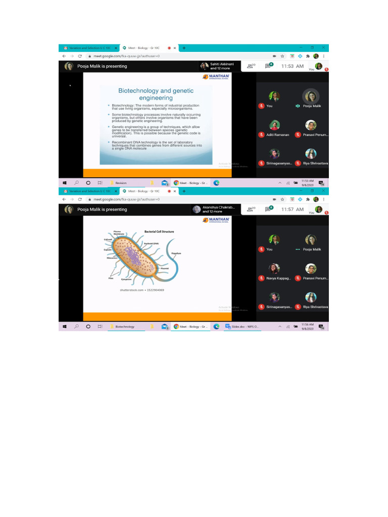 Biotechnology Learning Slides For Grade 10 and Above | PDF