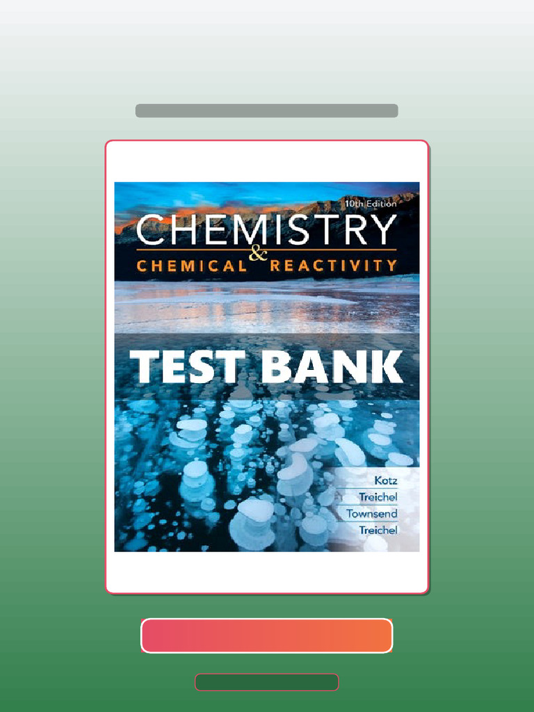 Ultimate Bundle Chemistry and Chemical Reactivity 10th Edition Kotz ...