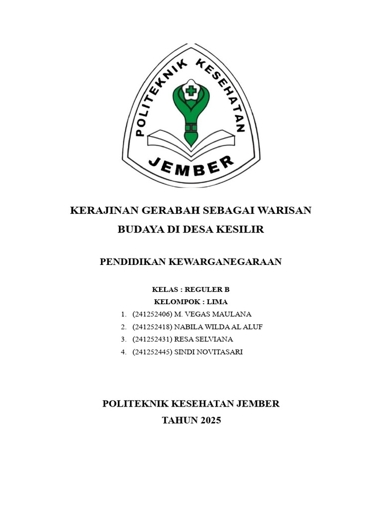 Kerajinan Gerabah: Warisan Budaya Kesilir | PDF