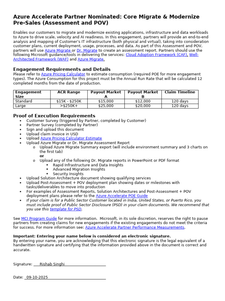 Azure Accelerate Partner Engagement Guide | PDF | Microsoft Azure ...