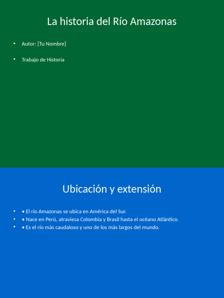 Historia Del Rio Amazonas | PDF