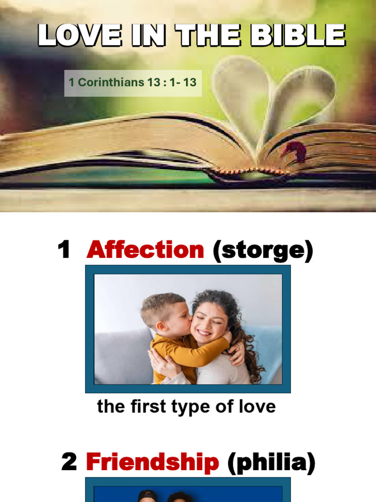 Types of Love in the Bible | PDF