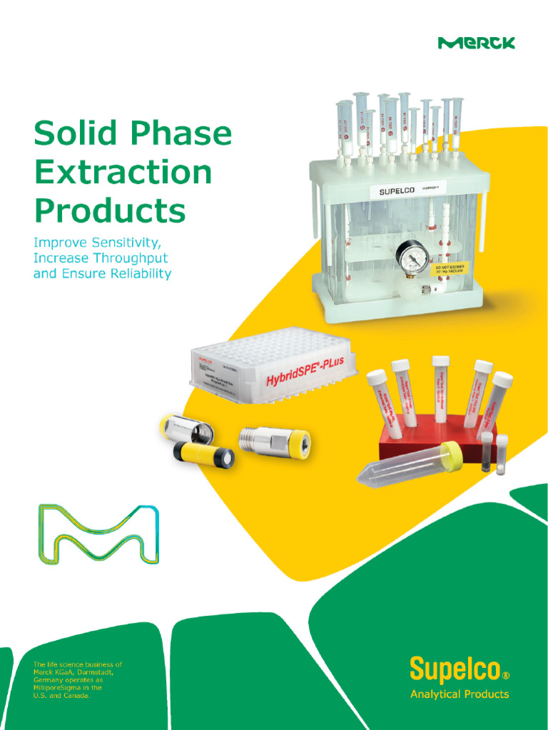 Solid Phase Extraction Products | PDF | Chemistry | Physical Sciences