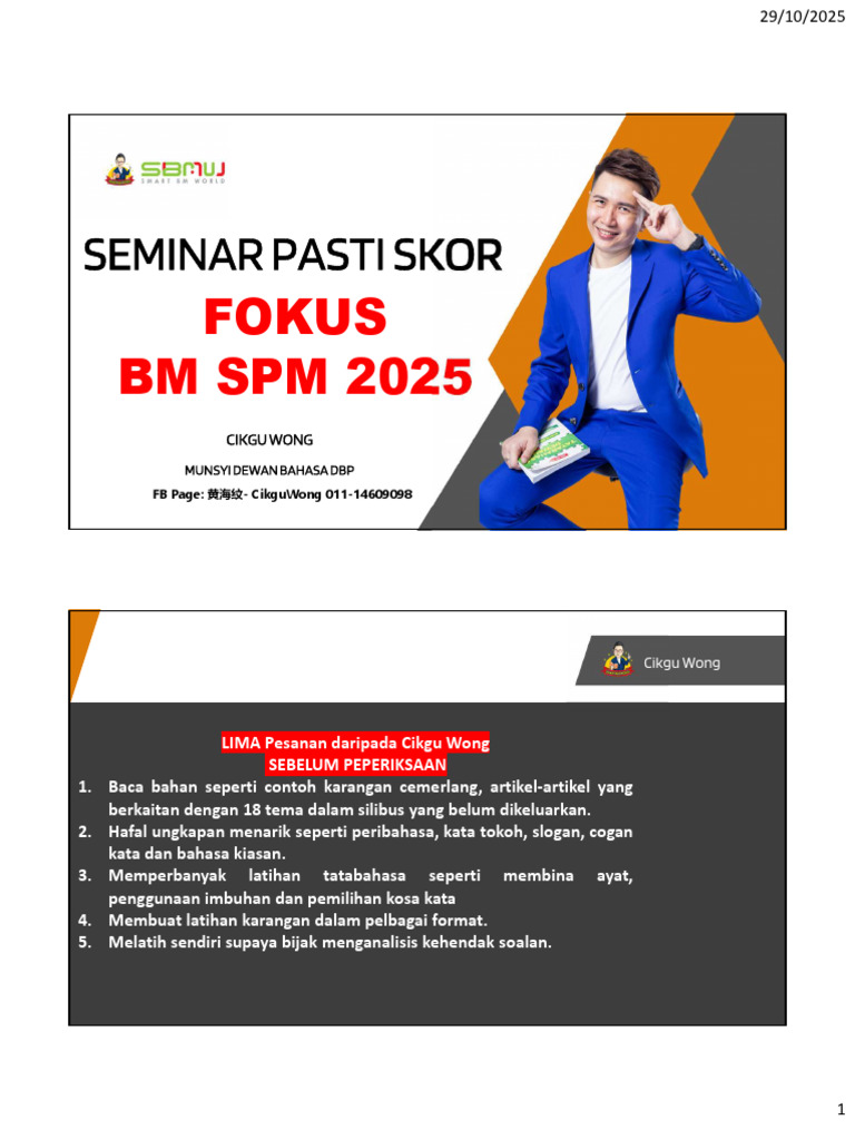 Nota BMSPM 2025 | PDF