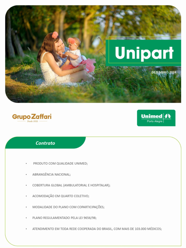 APRESENTAÇÃO UNIPART 12.2024 8 | PDF | Hospital | Doenças e distúrbios