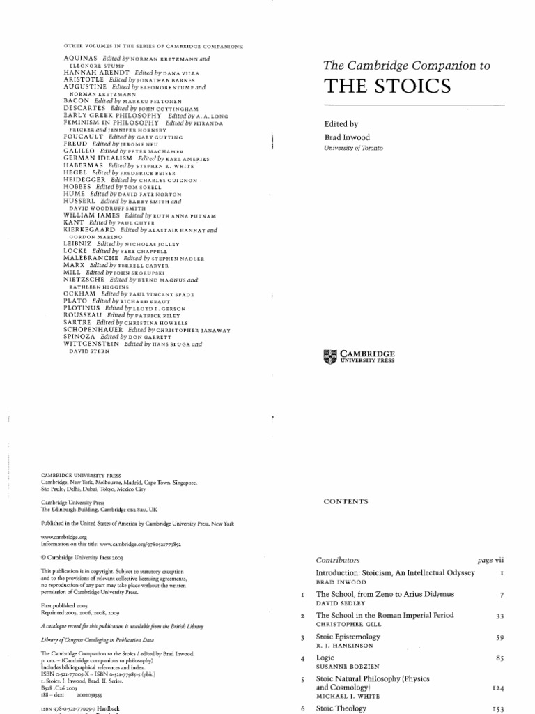 The Stoics | PDF