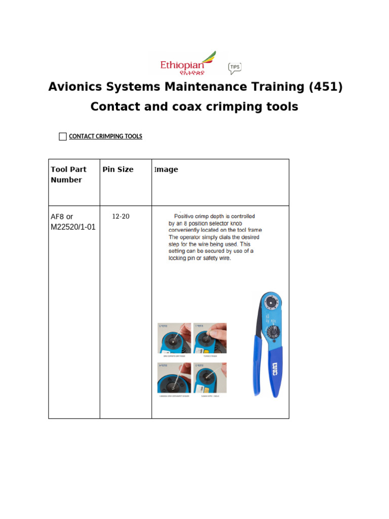 Crimping Tools | PDF