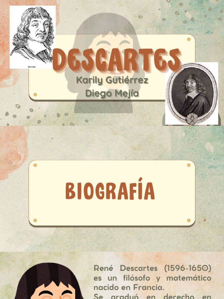 Biografía y Filosofía de Descartes | PDF | René Descartes | Virtud