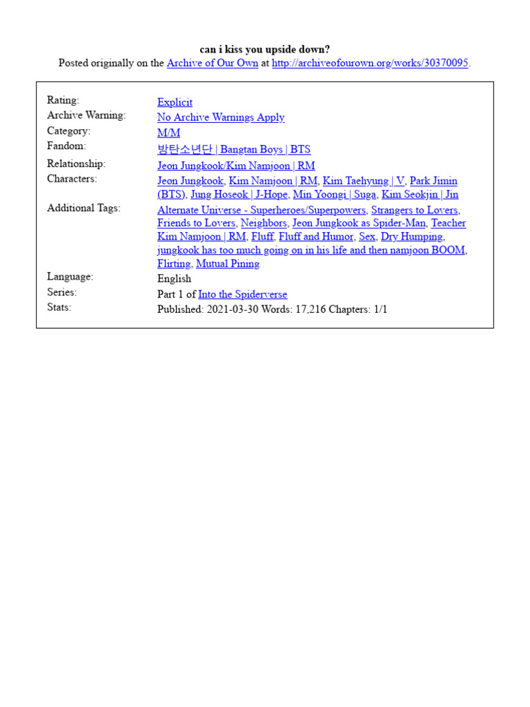 Can i Kiss You Upside | PDF