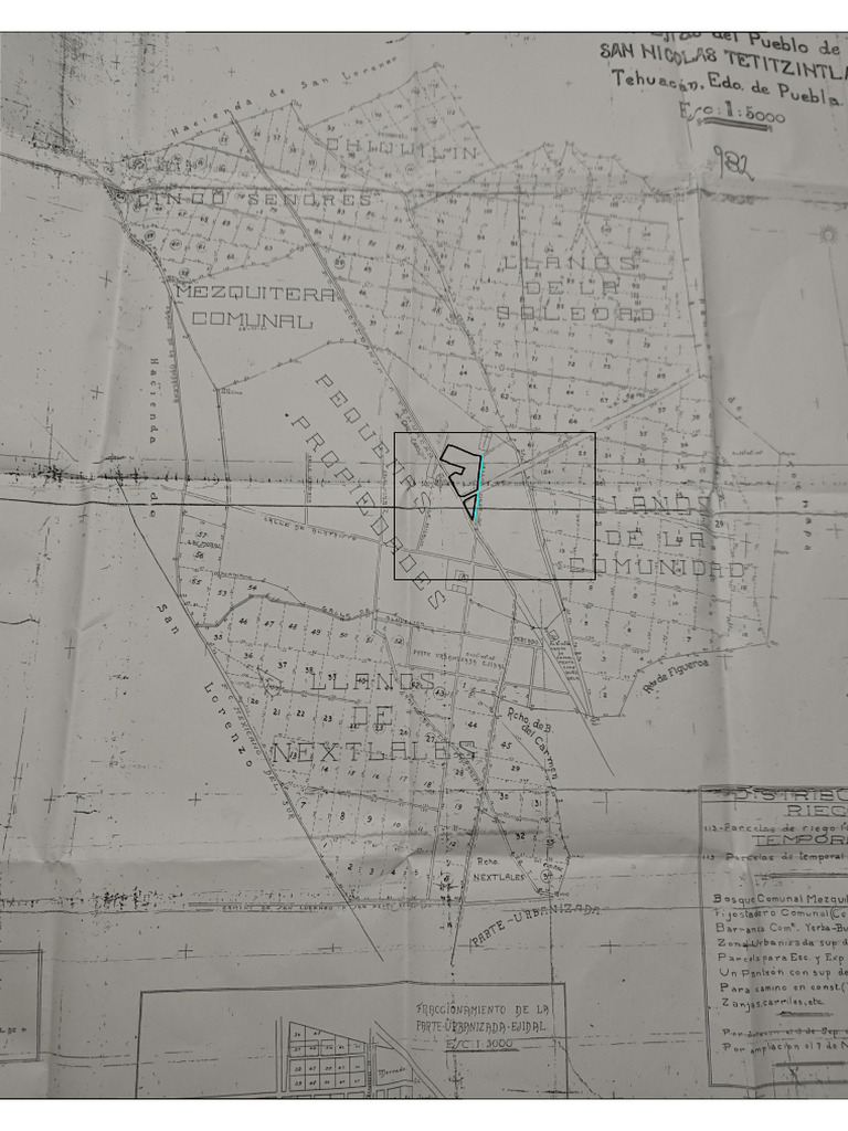Plano Antiguo Del Ejido-Modelo | PDF