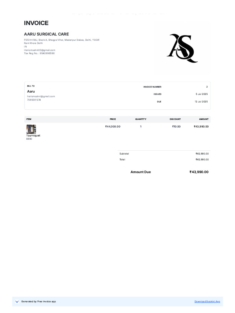 Invoice 2 Pdf