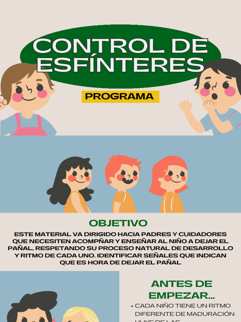 Guía para el Control de Esfínteres | PDF