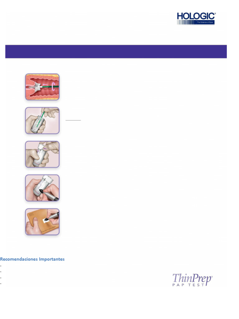 Pap Collection Guide Nexus Cervex Brush Combi | PDF