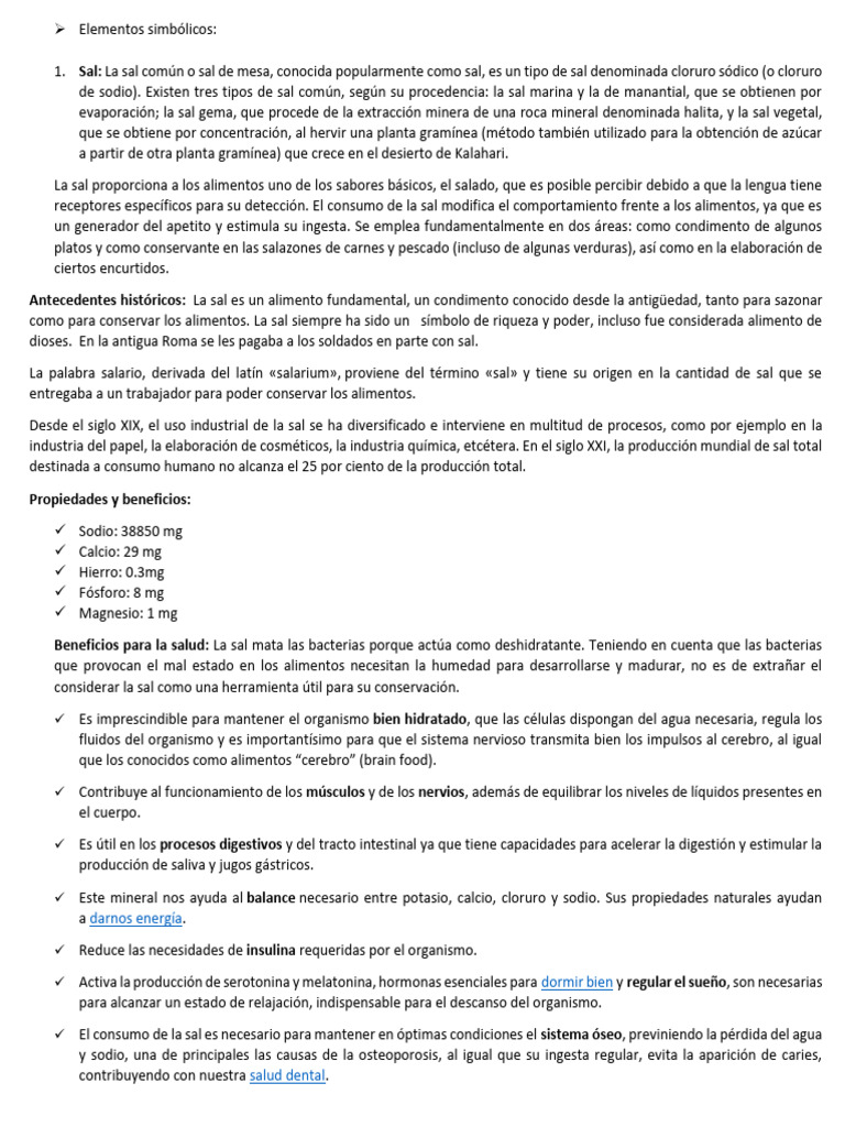 Guía para Asolar y Ungir | PDF | sal | La unción