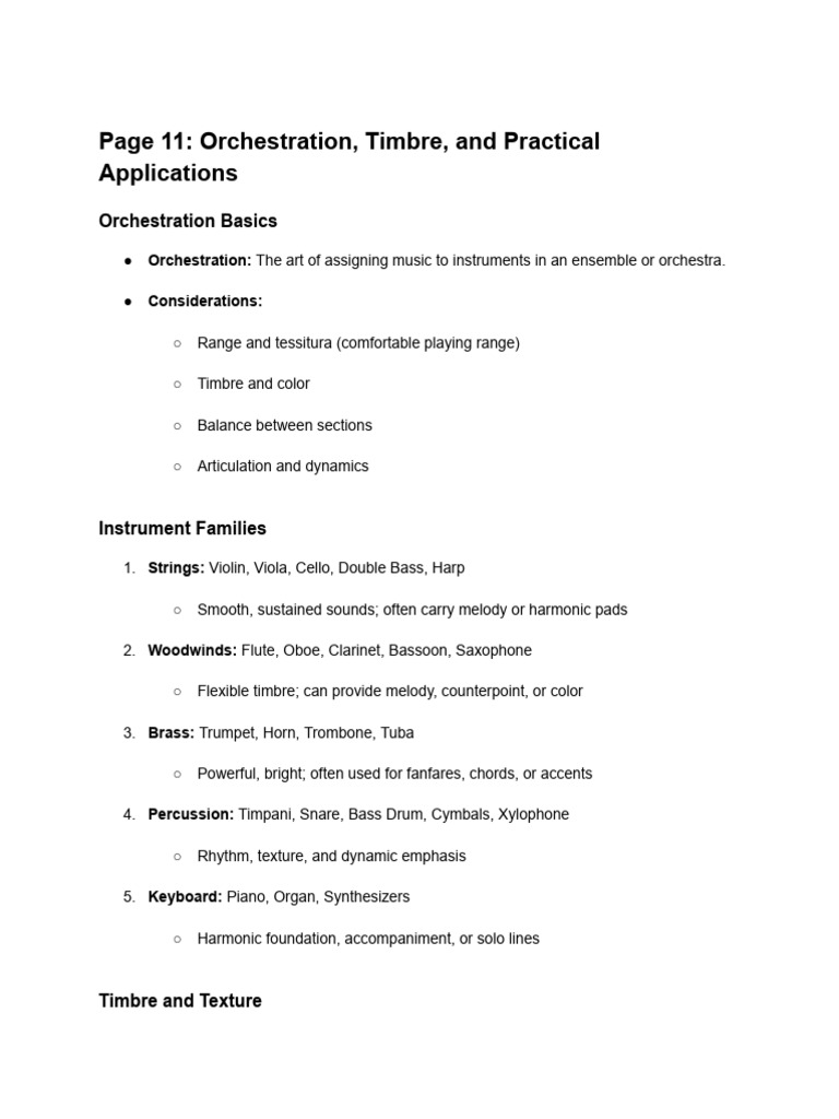 Music Theory Notes - College Level | PDF