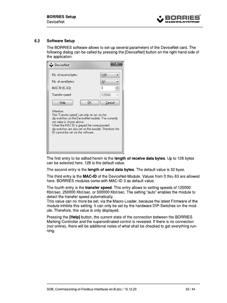 Borries Dnet Setup | PDF