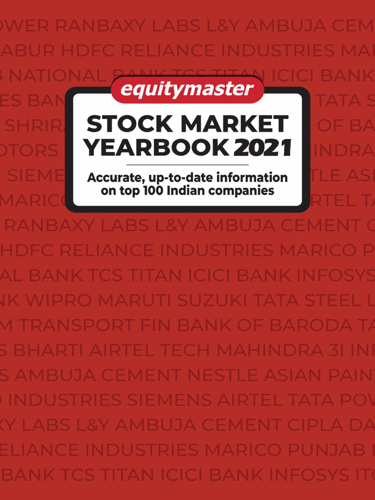 2021 Equitymaster Stock Market Yearbook | PDF | Stocks | Knowledge Economy