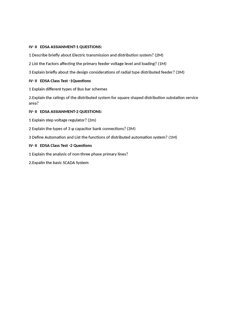 4-1 Edsa Assign-Class Test Questions - Nba | PDF