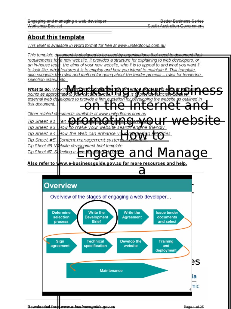 Website Development Brief Template | Download Free PDF | Websites ...