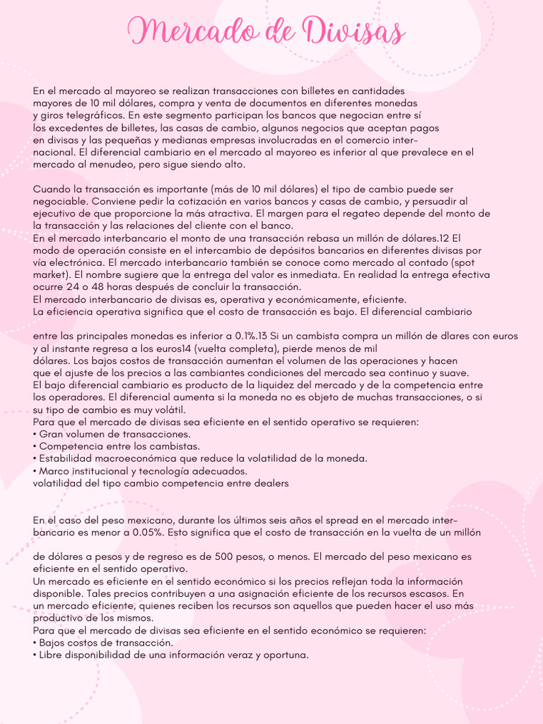 mercado de divisas | PDF | Mercado de divisas | Mercado (economía)