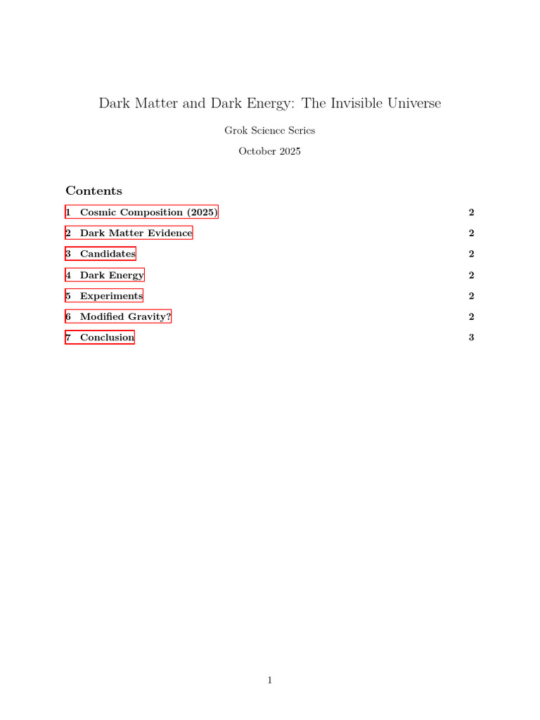 Understanding Dark Matter & Energy | PDF