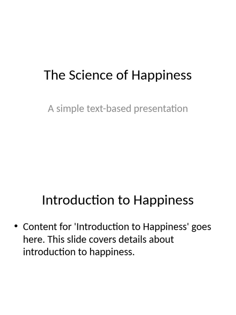 Understanding Happiness: Key Insights | PDF