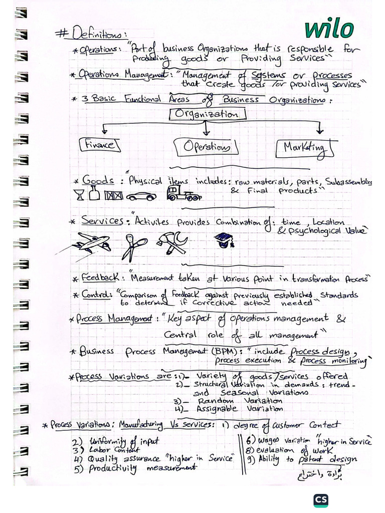 Definition Summary | PDF