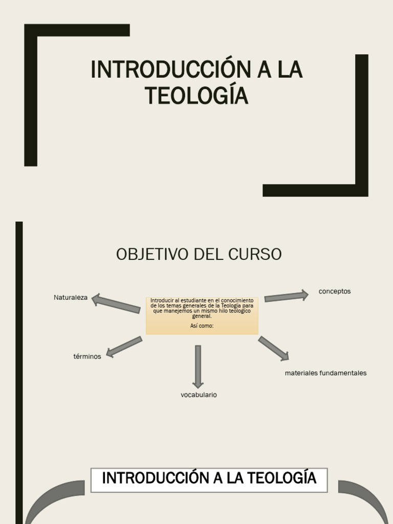 Introducción a la Teología Cristiana | PDF | Teología | Biblia