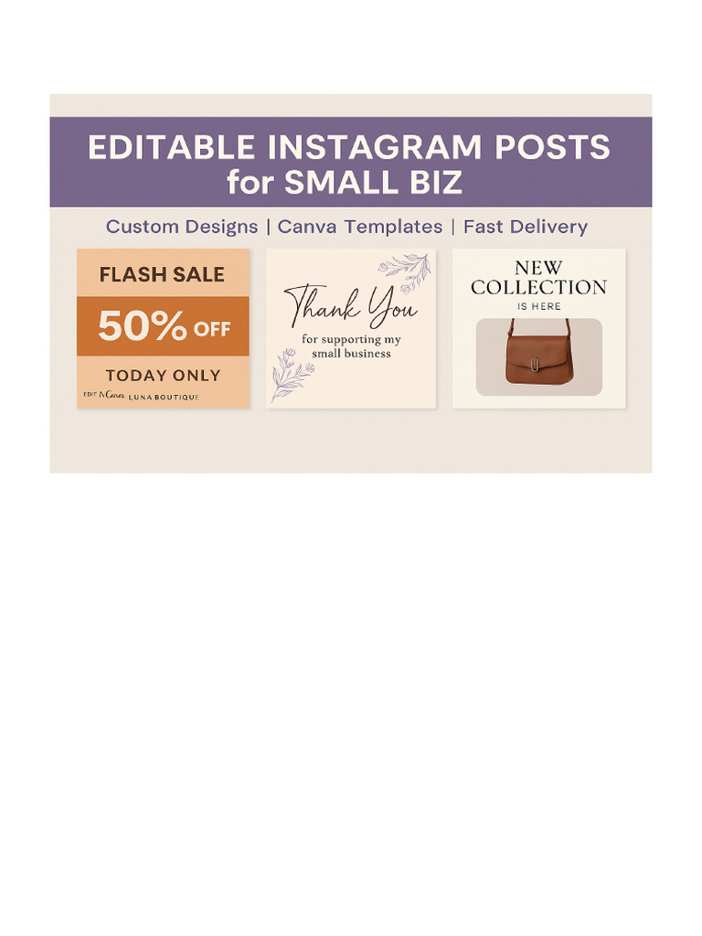 Fiverr Instagram Post Samples | PDF
