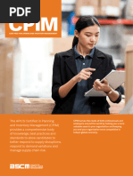 CPIM Part 01 | PDF