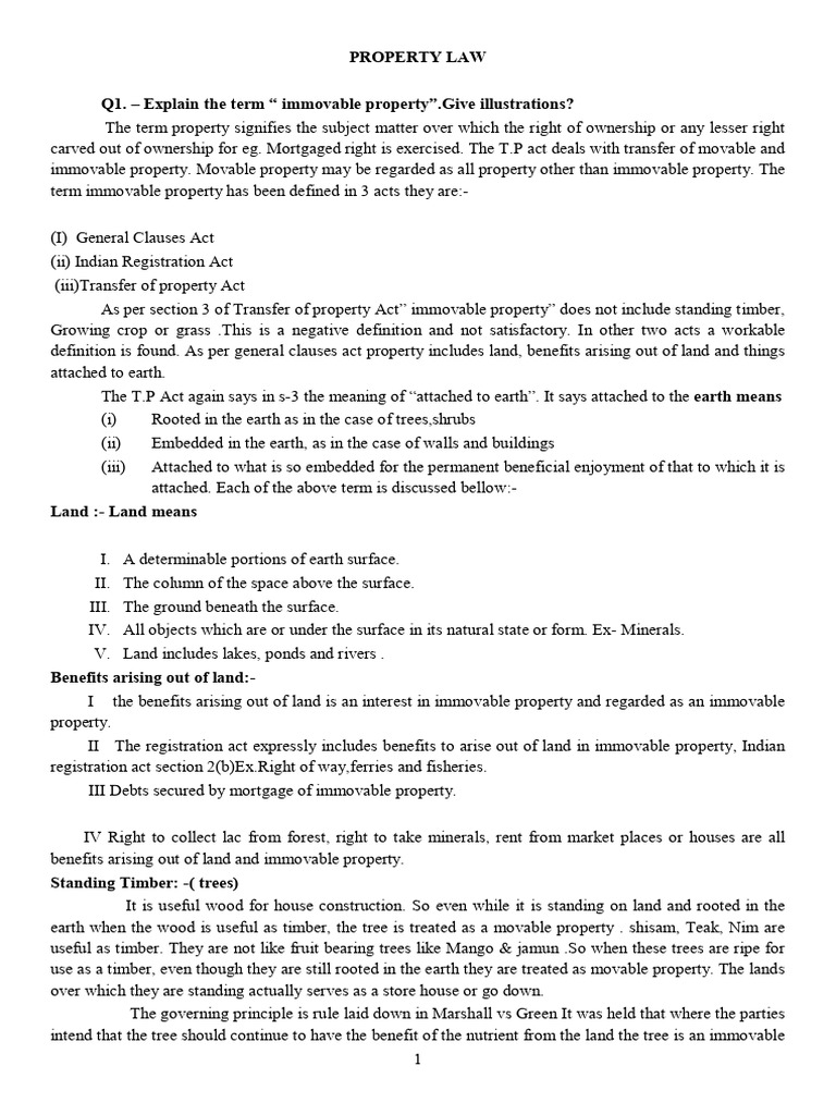 2. Property Law | PDF | Loans | Property