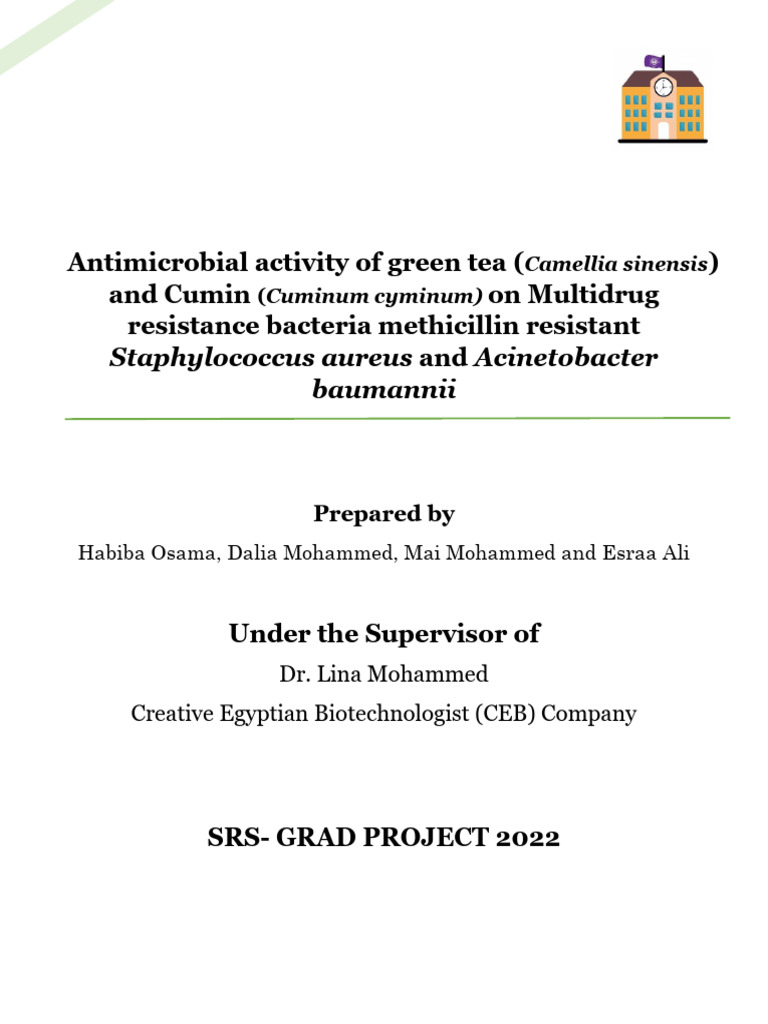 Thesis Green Tea and Cumin FINALL | PDF | Antimicrobial Resistance ...