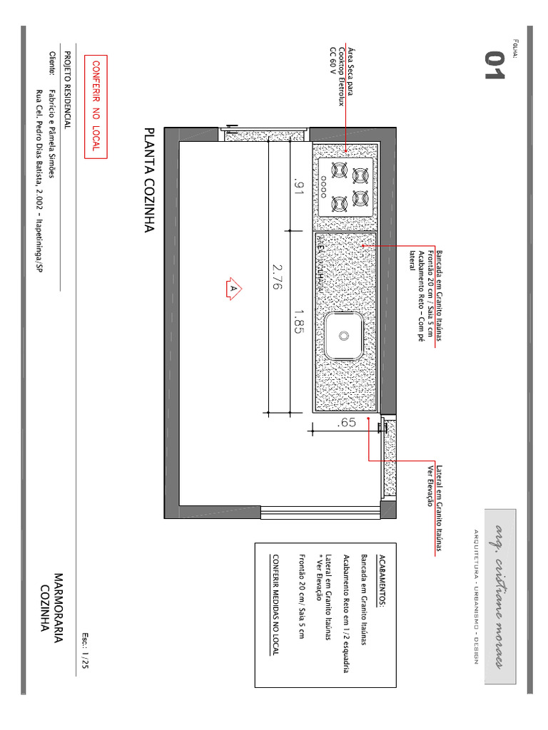 MARMORARIA - Cozinha FL01 | PDF