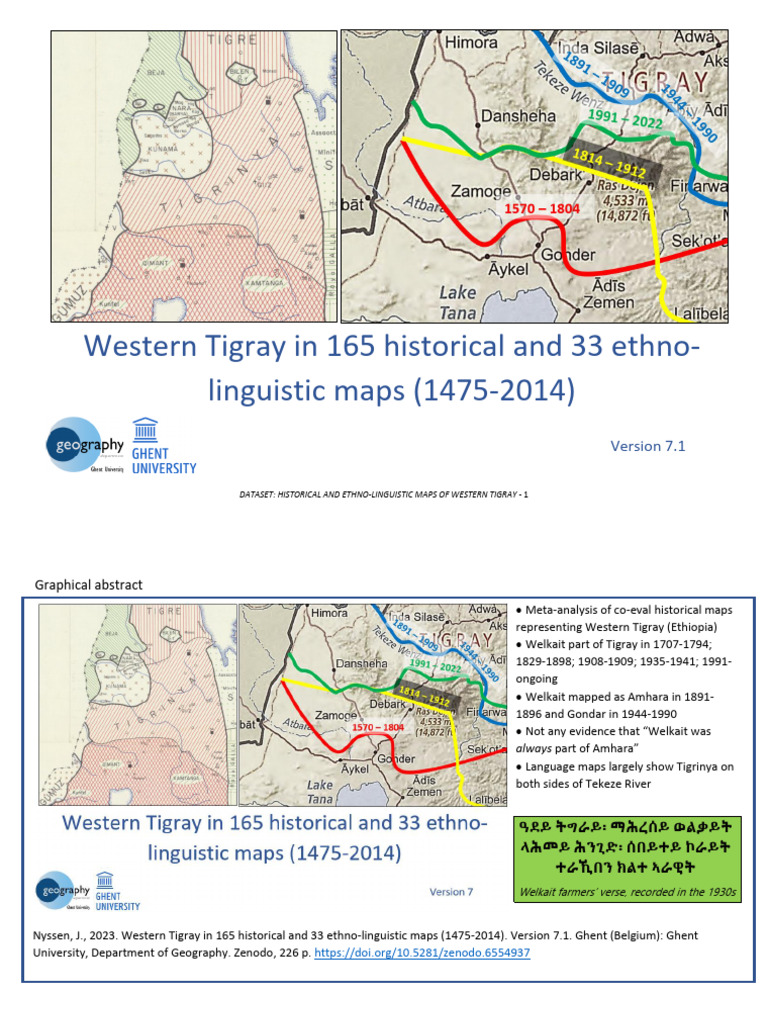Historical Maps of Western Tigray | PDF | Ethiopia