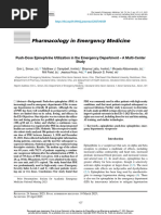 Push Dose Epinephrine Preparation Guide | PDF | Syringe | Injection ...