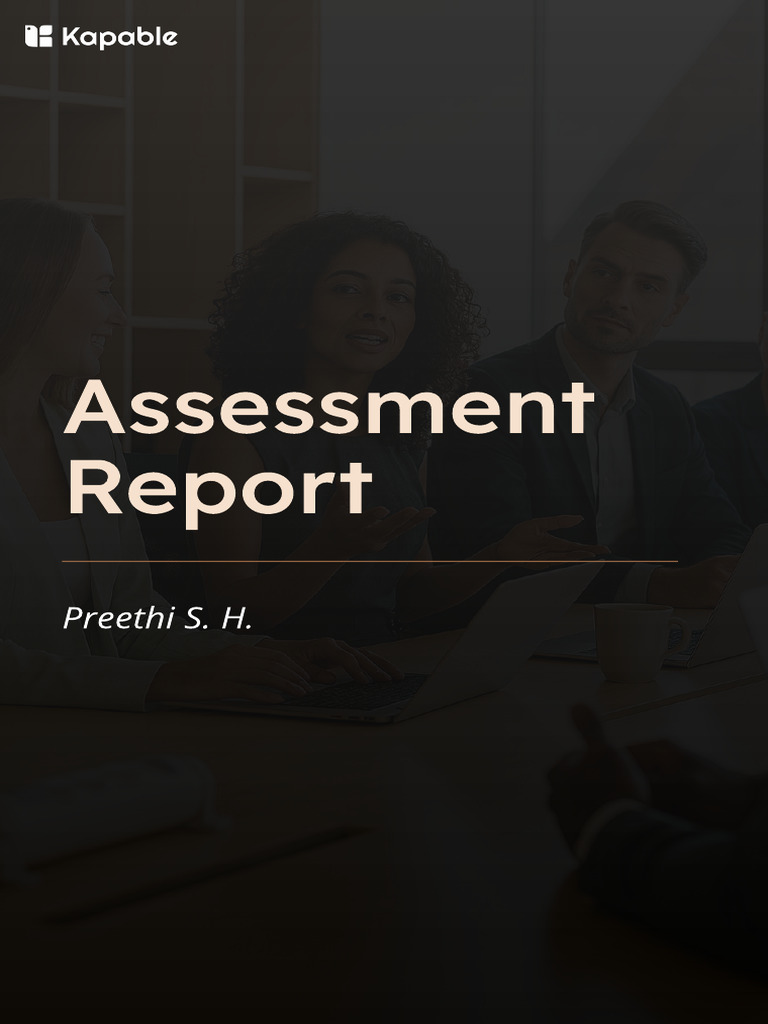 Preethi's Evaluation Report | PDF | Leadership | Public Speaking
