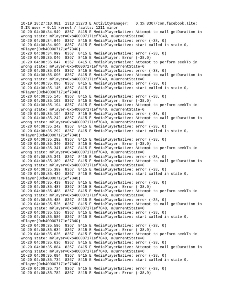 Log | PDF | Computing | System Software