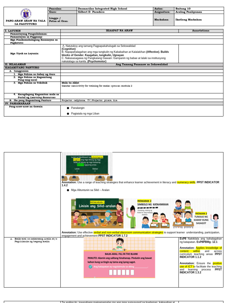 AP10 Q3 CO1 DLP | PDF