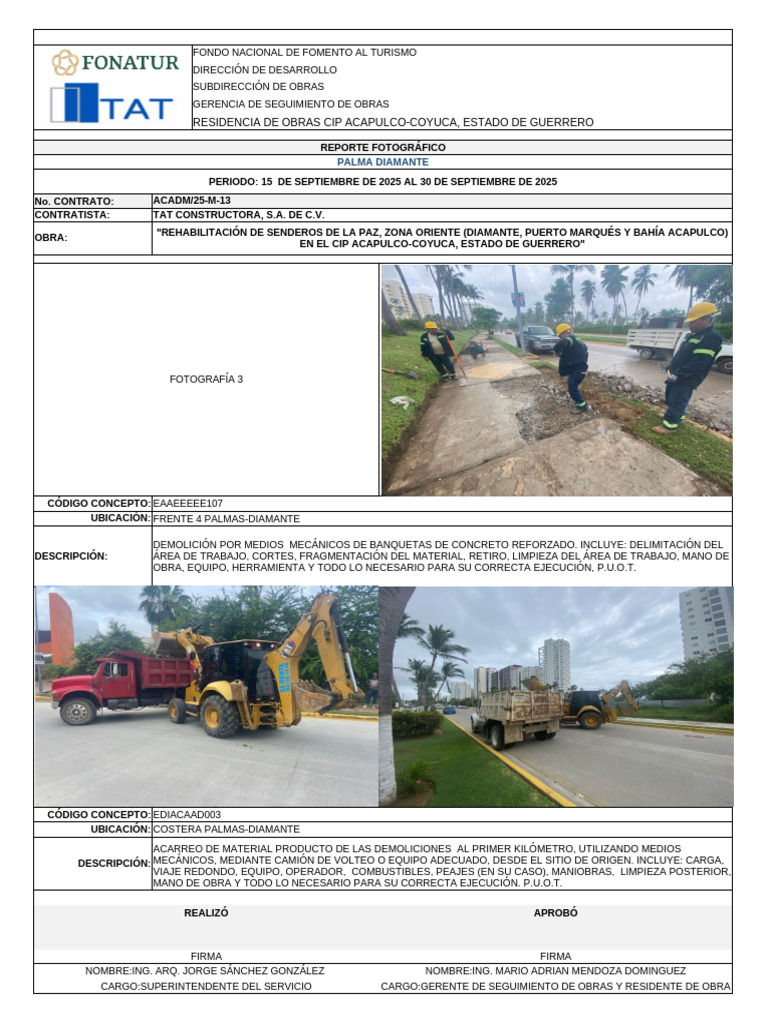 Informe Fotográfico de Obra | PDF
